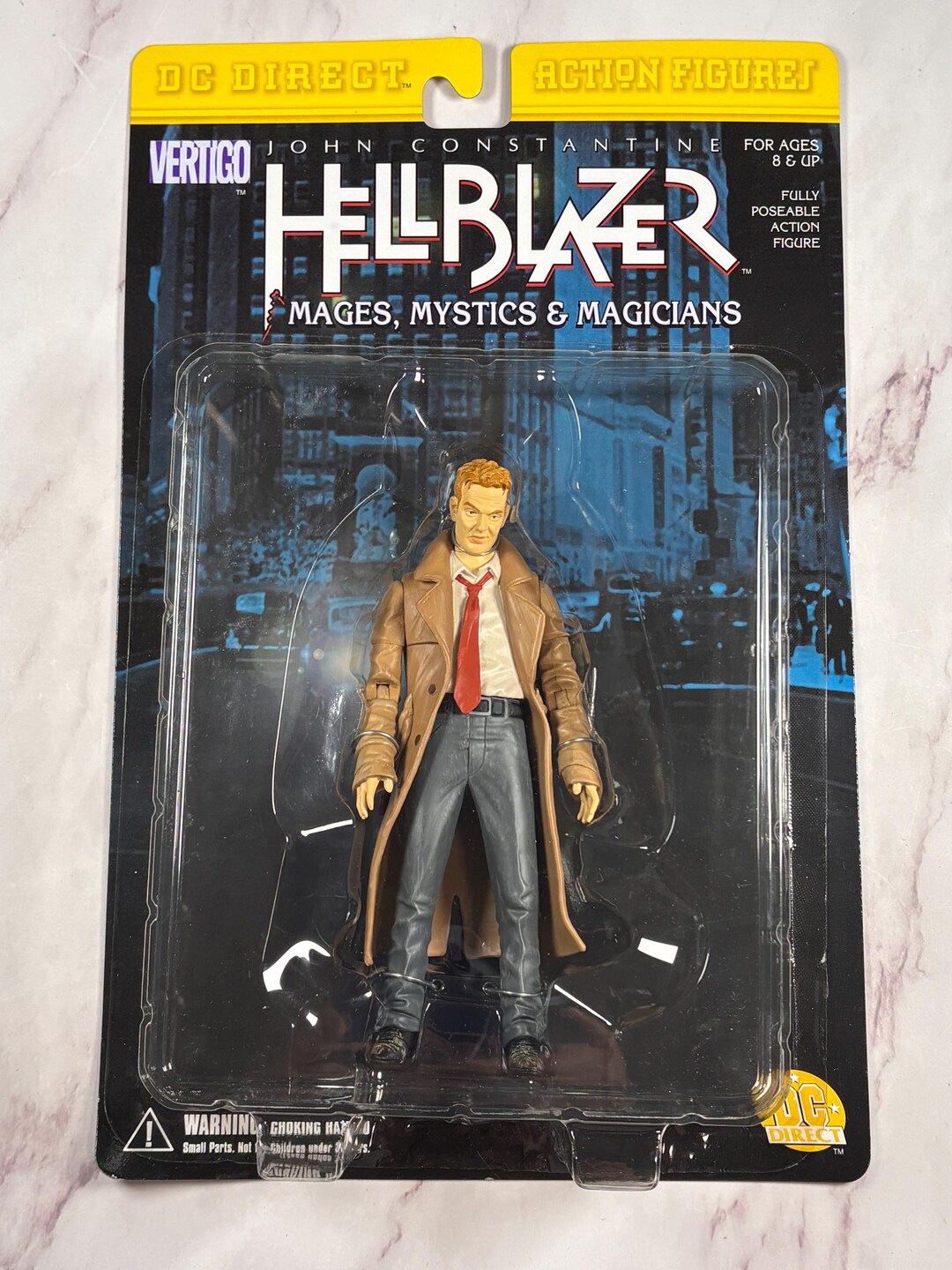 DC Direct Hellblazer "john Constantine" Action Figure Vertigo 2000 - Etsy