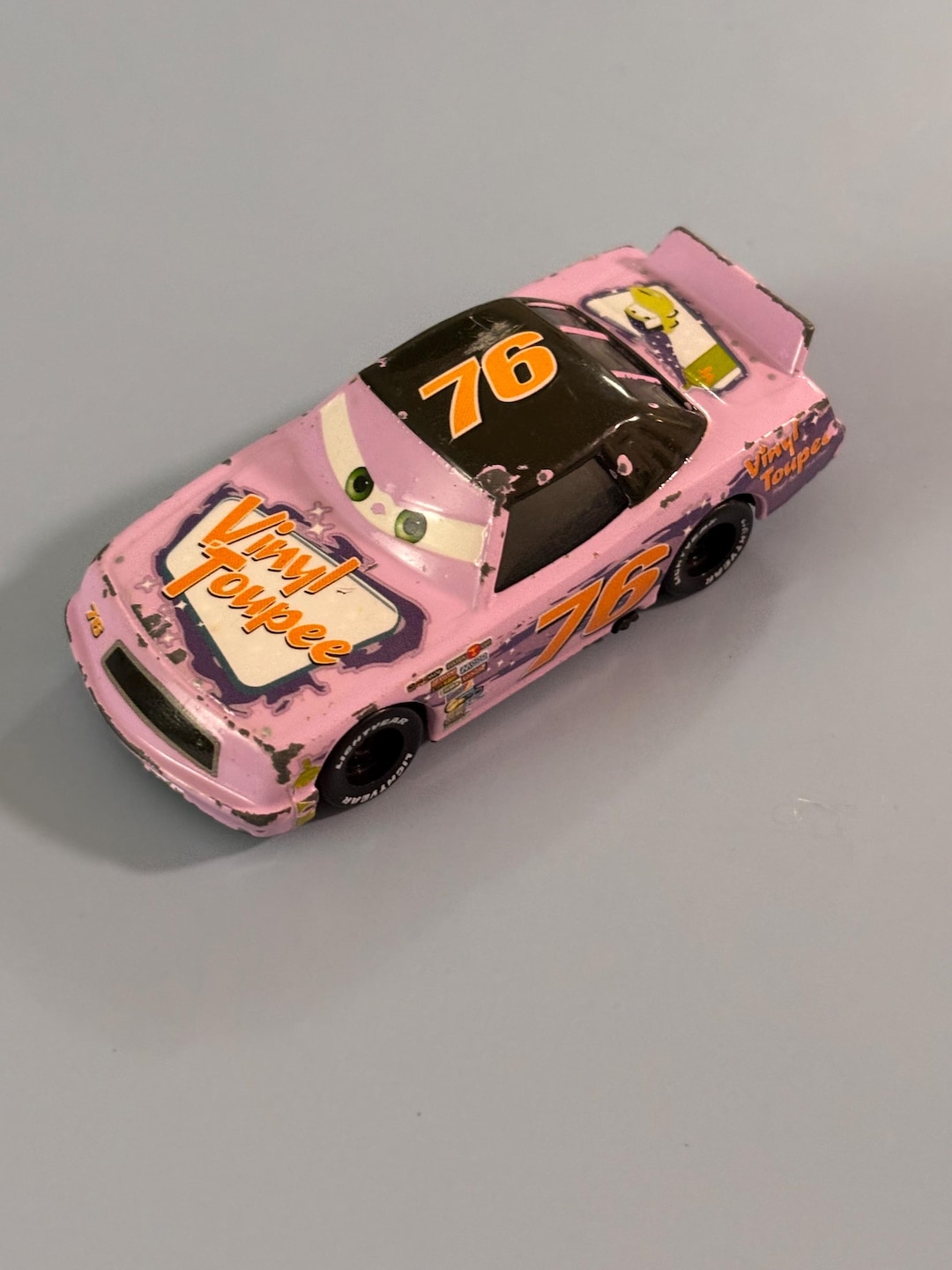 Disney Pixar Cars Crusty Rotor Vinyl Toupee Pink Diecast Car 76 Pink - Etsy