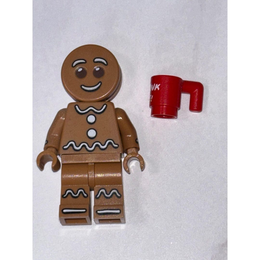 LEGO Minifigure Gingerbread Man From Series 11 Figures Col168 Col11-6 ...