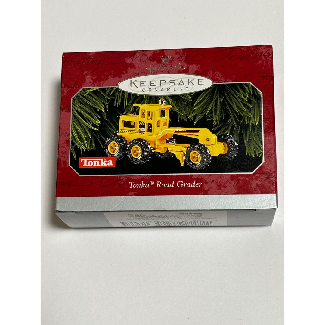 1998 Hallmark Tonka Road Grader Anniversary Edition Die Cast Metal MIB ...