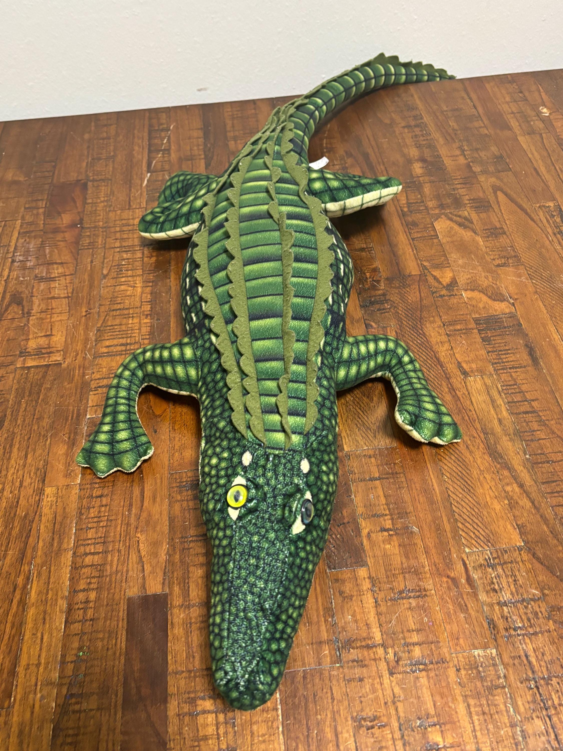 Plush Alligator 27 Inch Stuffed Reptile by Fiesta - Etsy