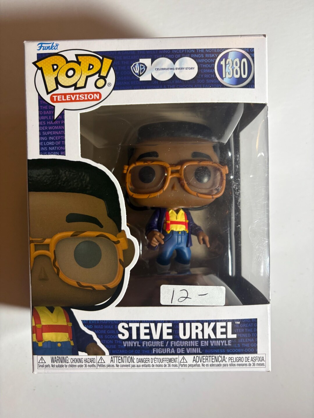 POP! Funko Television WB 100 Celebrating Every Story #1380 Steve Urkel ...