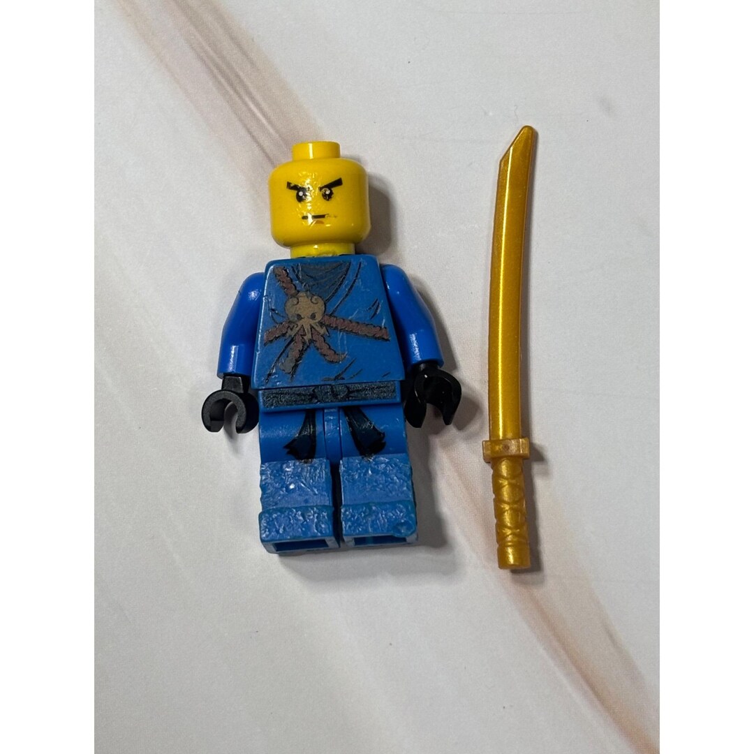 LEGO Ninjago Jay Minifigure Njo004 the Golden Weapons Blue Ninja 2259 ...