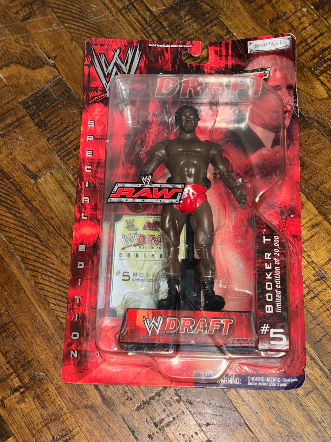 WWE Draft Booker T Limited Edition #5 of 20,000 JAKKS Pacific Action ...