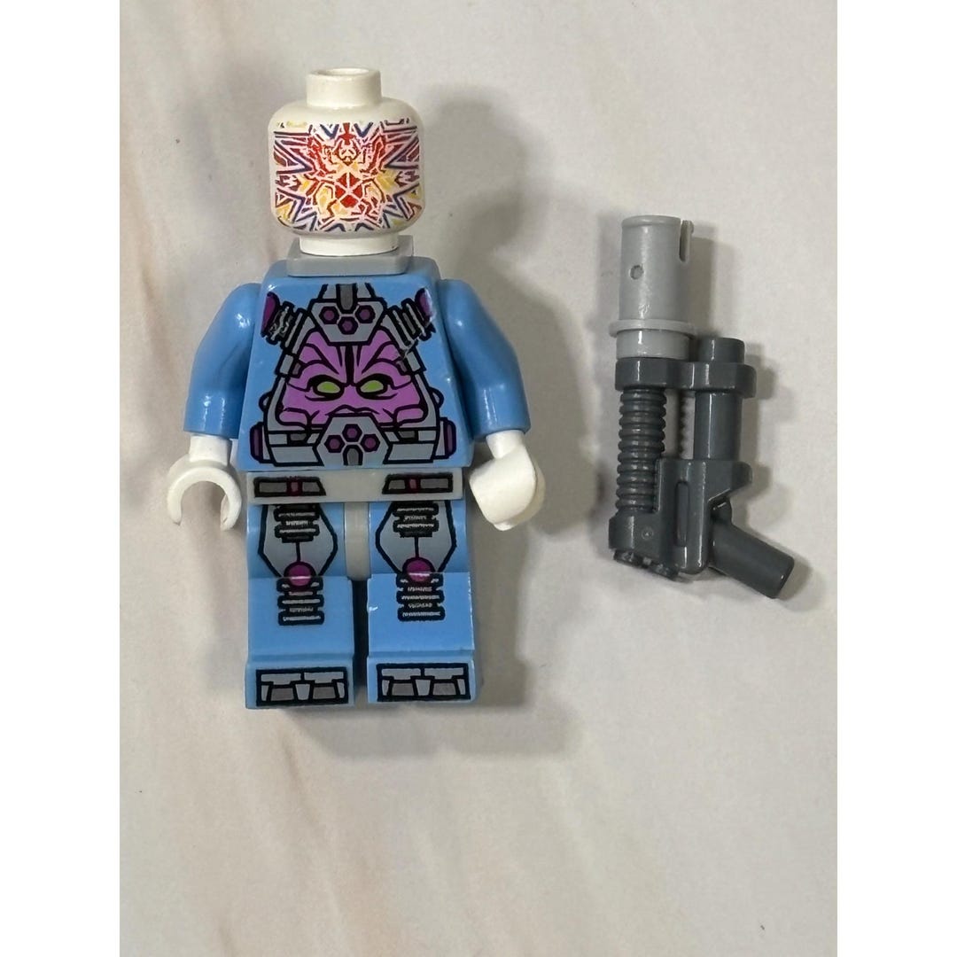 LEGO Minifigure the Kraang Medium Blue Exo-suit Body With Jet Pack ...
