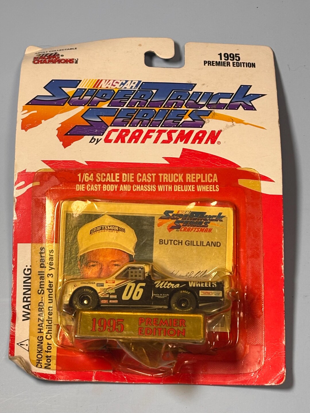 Super Truck Series #06 Butch Gilliand Racing Champions 1995 NASCAR ...