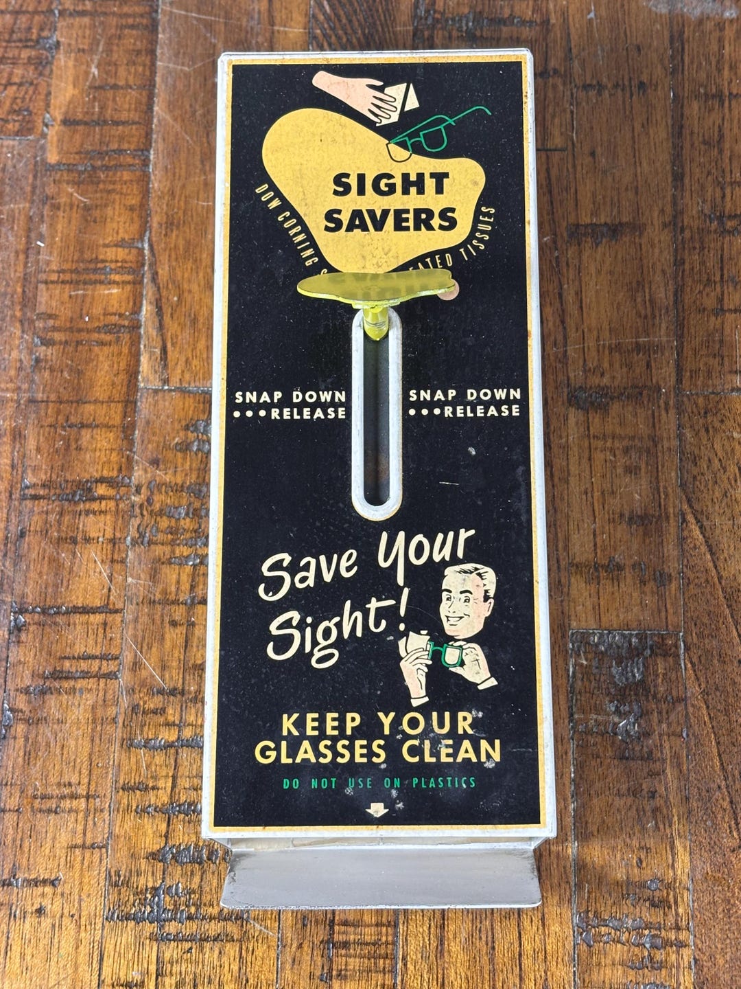 Vintage Sight Savers Glasses Tissue Dispenser Dow Corning Optometry ...