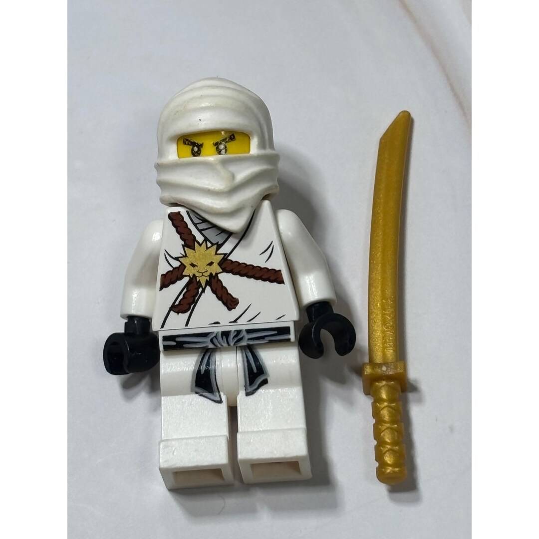LEGO Ninjago Minifigure Zane the Golden Weapons Njo001 Katana - Etsy