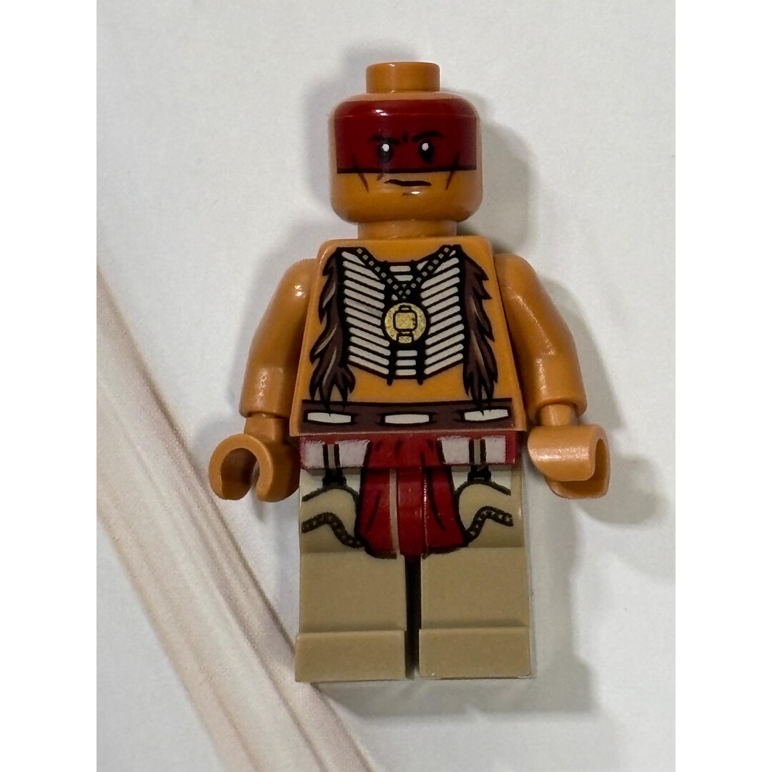LEGO Lone Ranger - Red Knee Minifigure TLR003 - Indian Chief - From Set ...