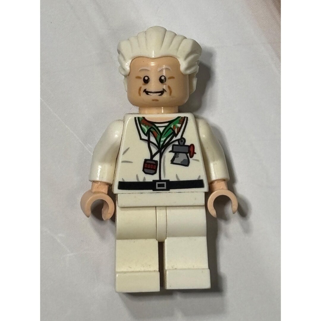 LEGO® Doc Brown Minifigure Long Hair Dimensions Back to the Future ...