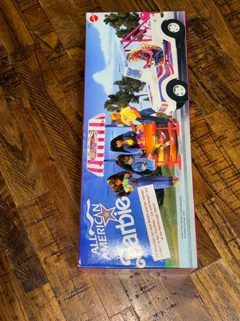 Vintage Barbie 1990 All American Doll by Mattel 9423 Reebok Shoes ...