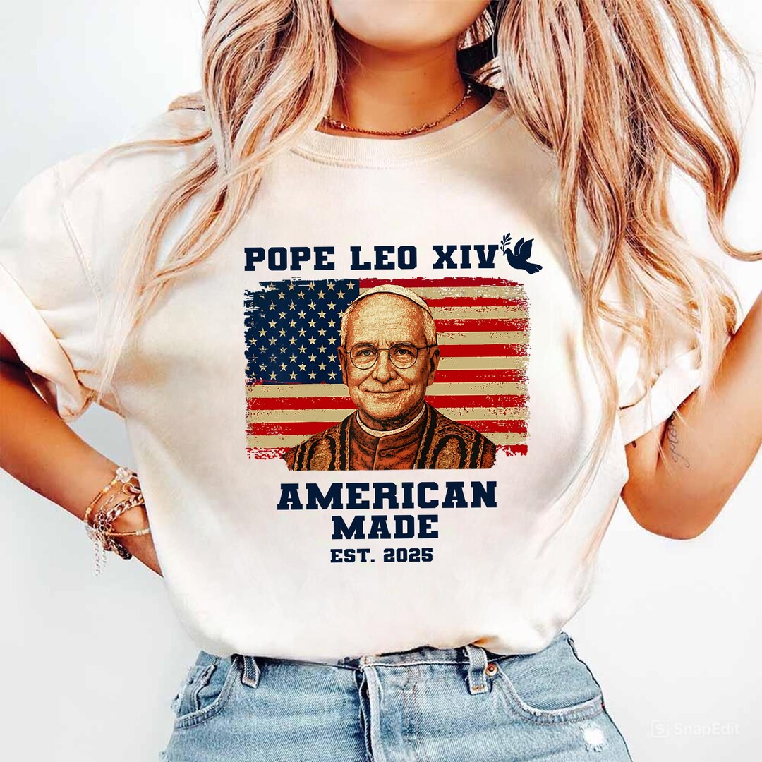 Pope Leo XIV Robert Prevost PNG, Pope Leo American Made Est2025 Png ...