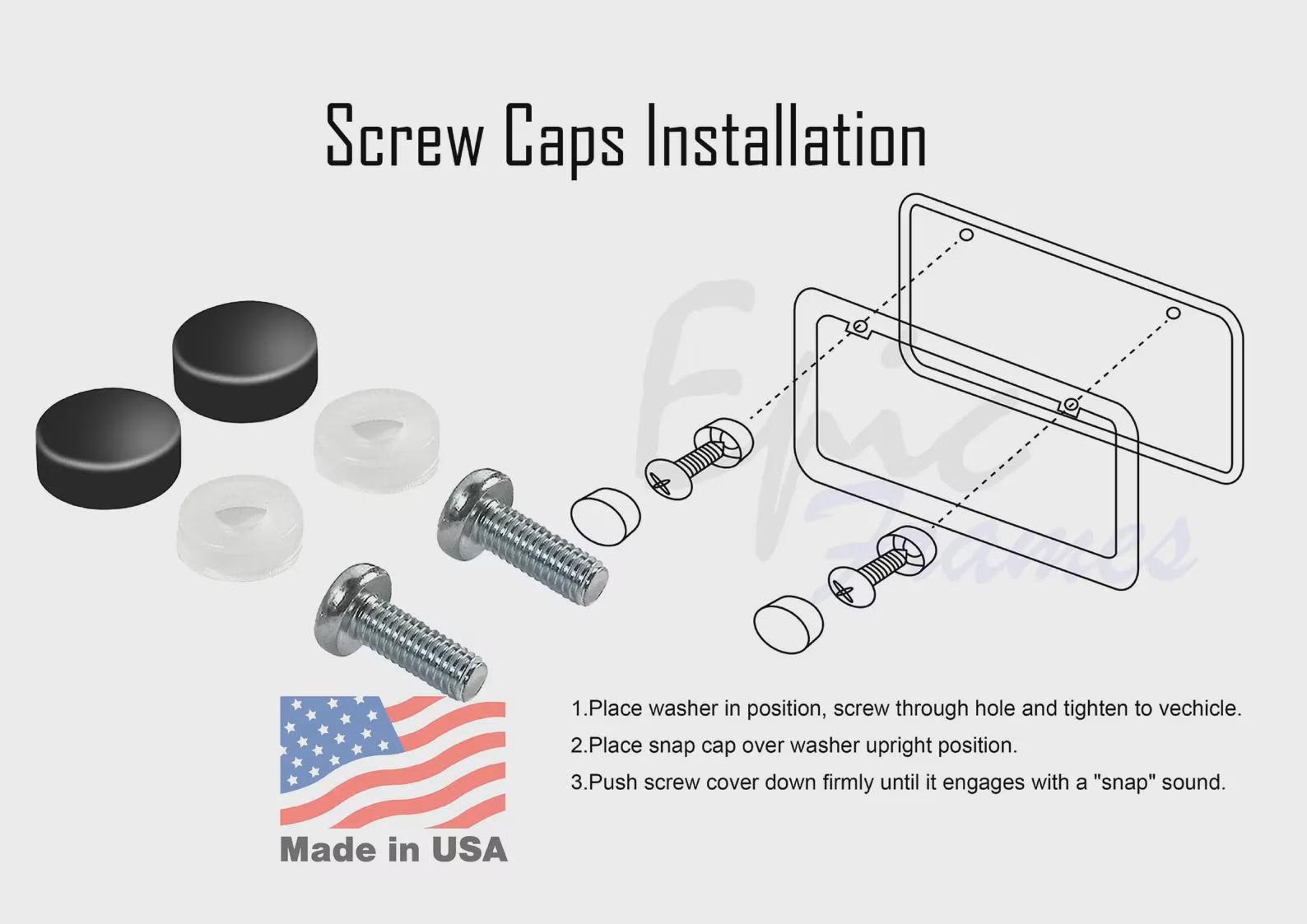 Green & Black Tesla Logo Premium Black Metal License Plate Frame Holder ...