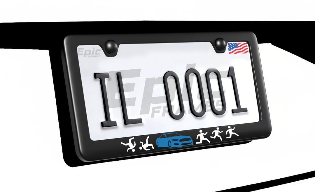 Crowd Killer Funny Mustang / Mustang GT License Plate Frame Blue - Etsy