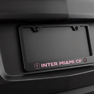 Inter Miami CF License Plate Frame for Car (matte Black) PREMIUM - Etsy