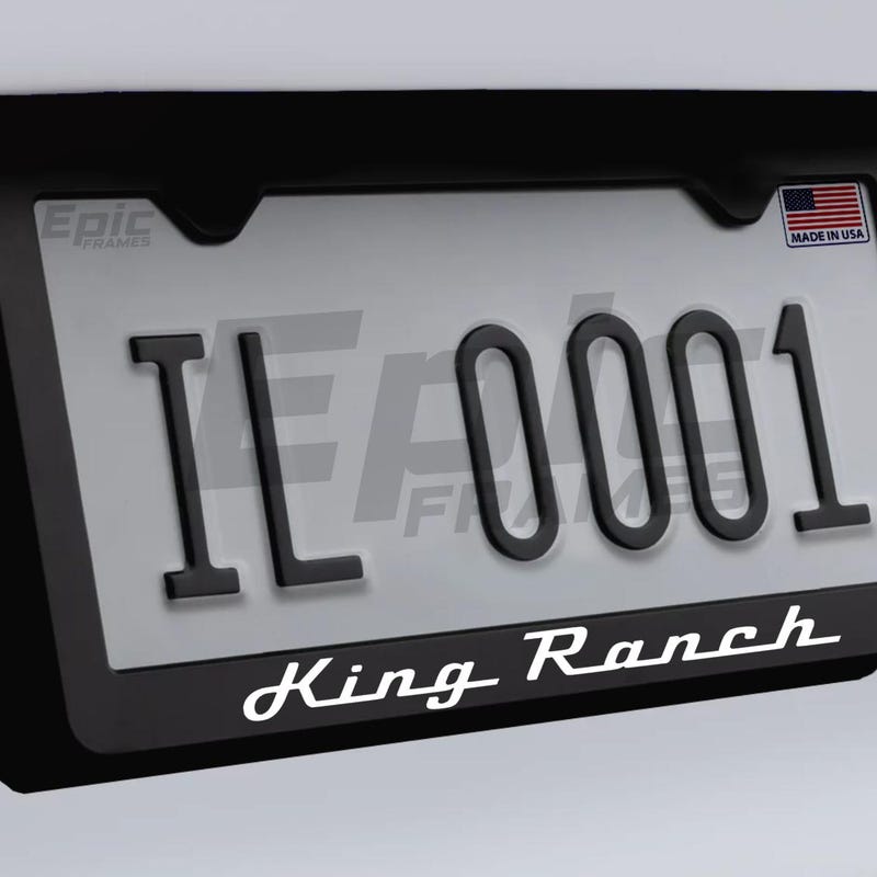 King Ranch License Plate - Etsy