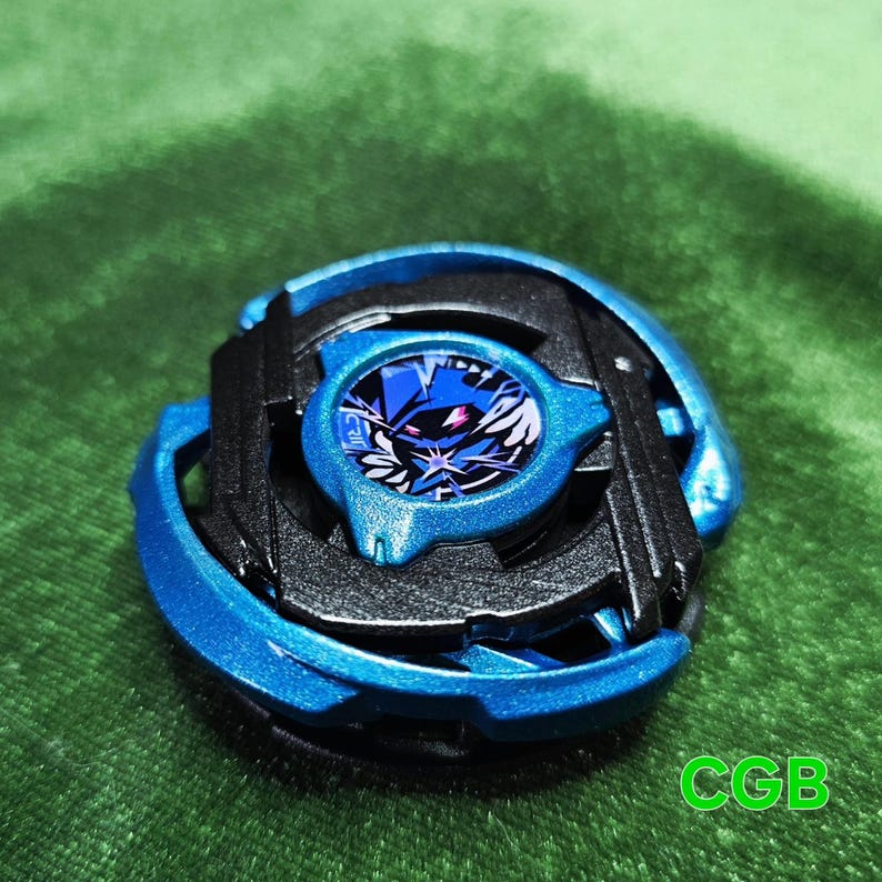 Beyblade X Takara Tomy Wizard Arc Custom Metal Coat. Black&blue. (blade ...