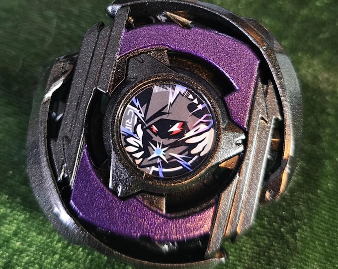 Beyblade X Takara Tomy Wizard Arc Custom Metal Coat. Black&purple ...