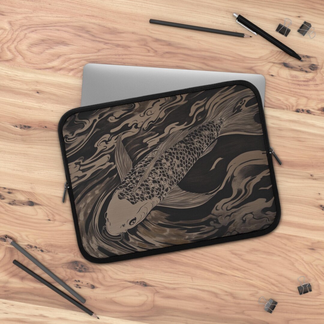 Koi Fish Laptop Sleeve, Japanese Style, Japanese Inspiration, Koi ...