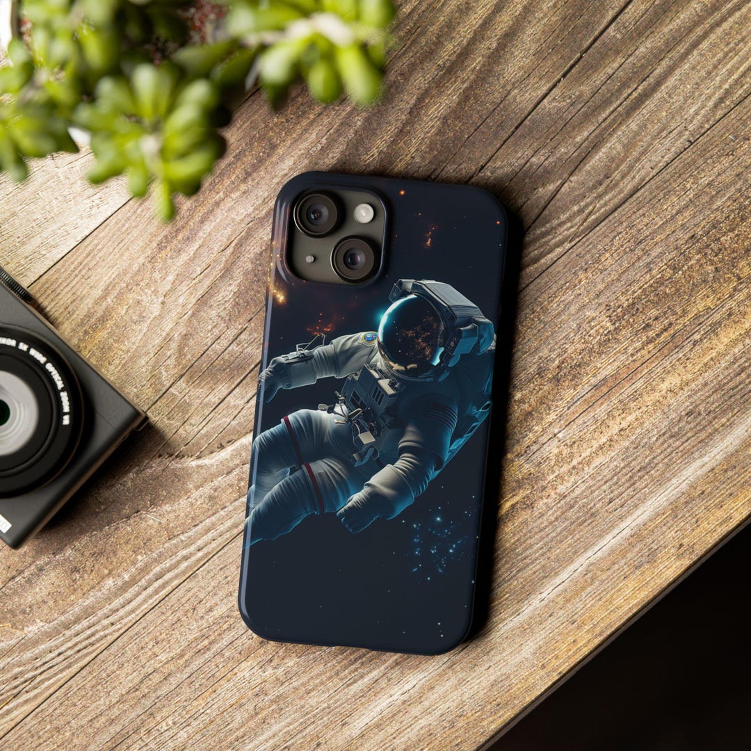 Astronaut in Space Case for iPhone 16, 15, 14, 13, 12, 11, X, XR ...