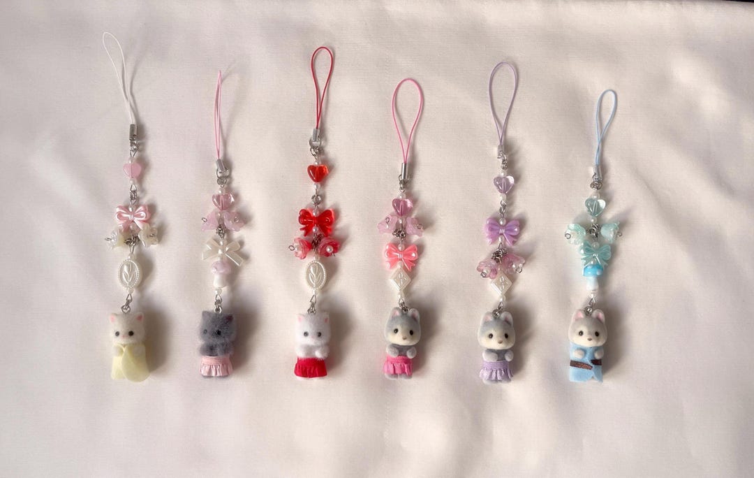 Calico Critters Phone Charms | Phone Clasps - Etsy