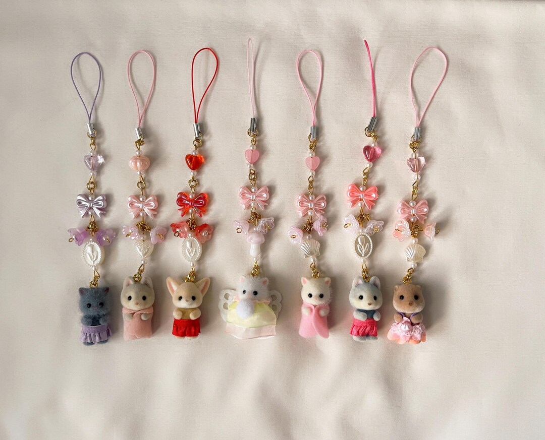 Calico Critters Phone Charms | Phone Clasps - Etsy