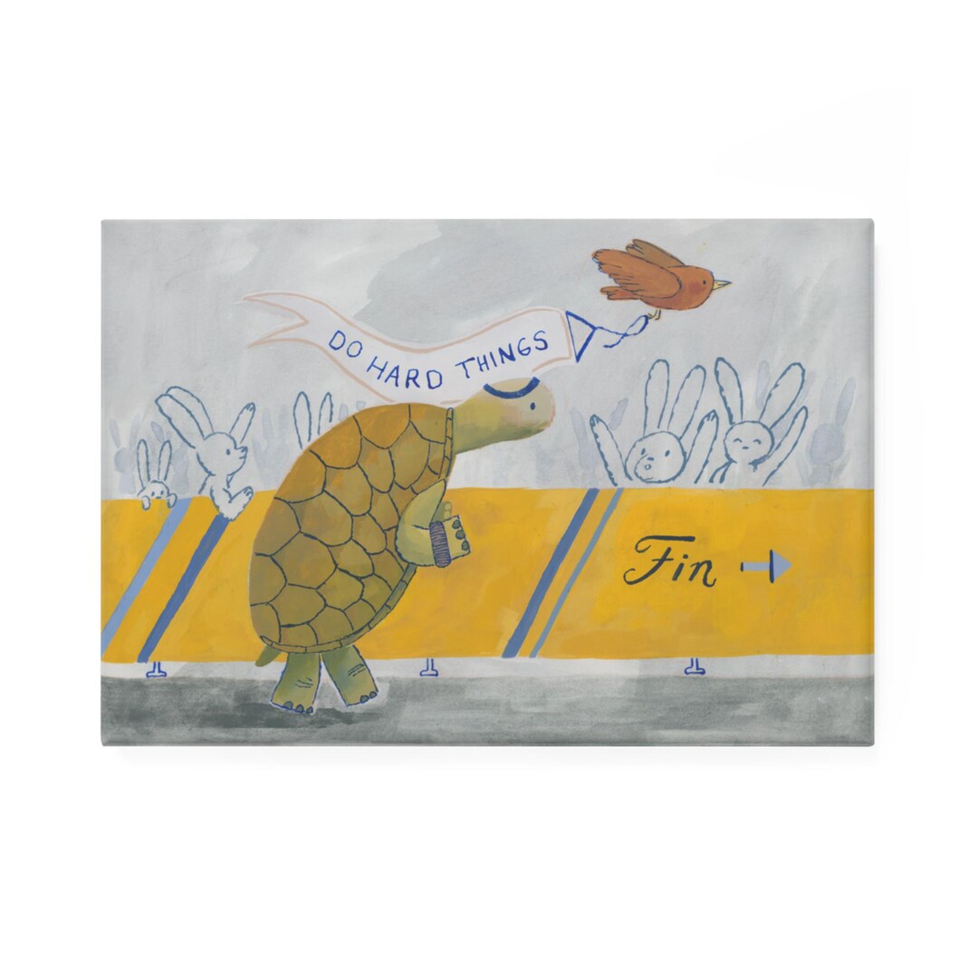 Motivational Turtle Magnet. Inspiration to Keep Going - Etsy