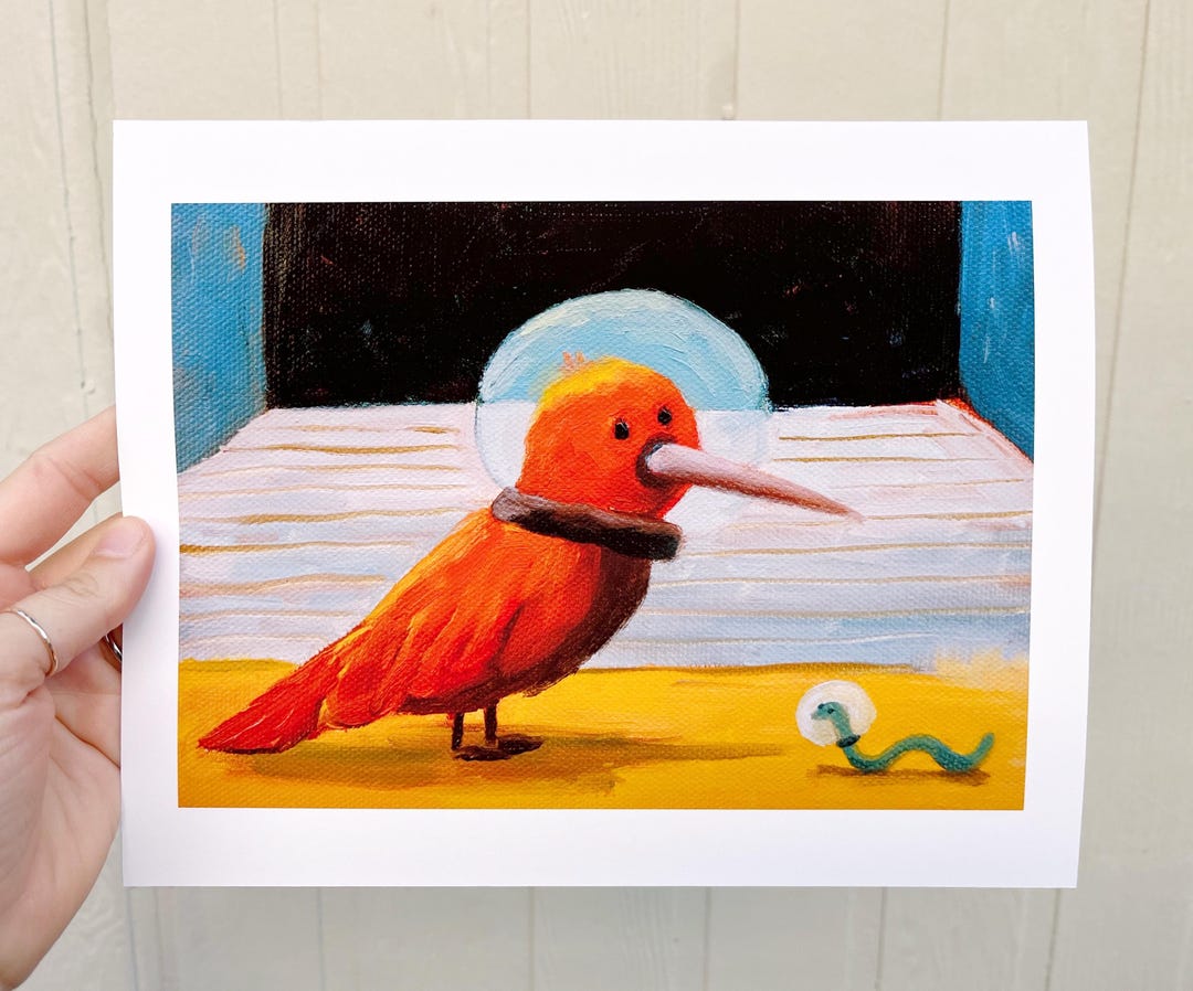 Space Invaders Oil Paint Art Print - Etsy