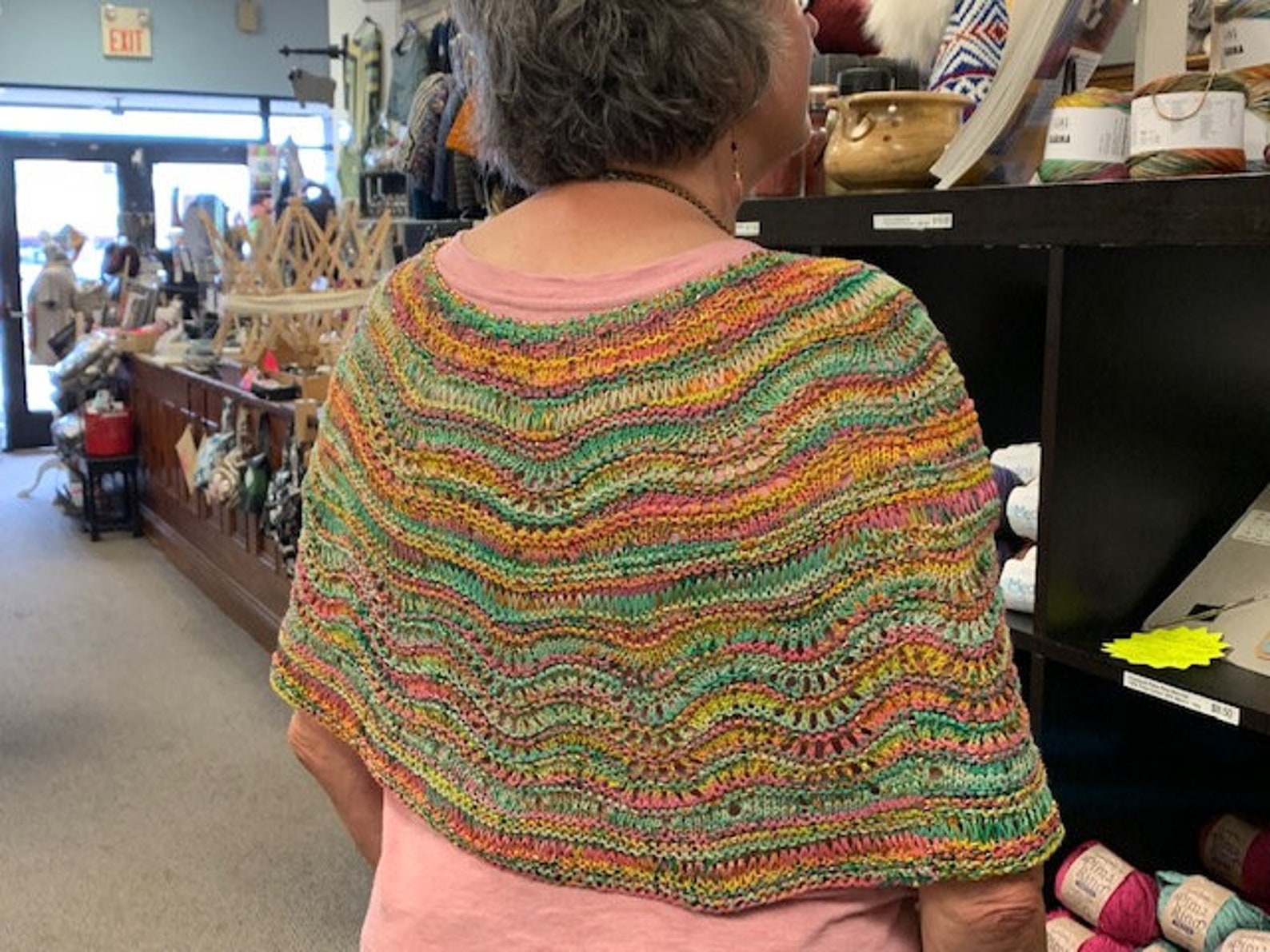 Good Karma Shoulder Cozy Pattern Knitting Pattern Poncho Shoulder Wrap ...