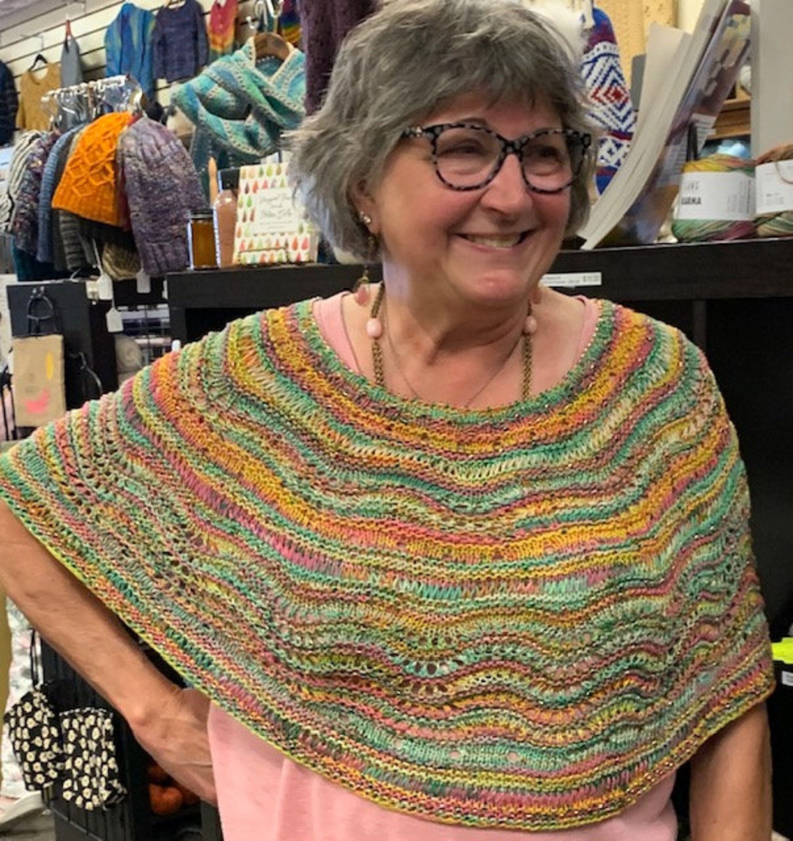 Good Karma Shoulder Cozy Pattern Knitting Pattern Poncho Shoulder Wrap ...