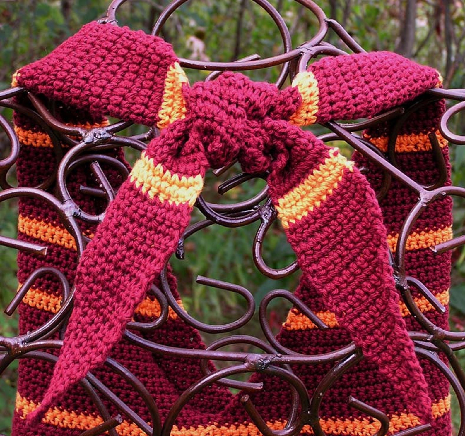 Two Color Striped Crocheted Carry All Pattern - Etsy