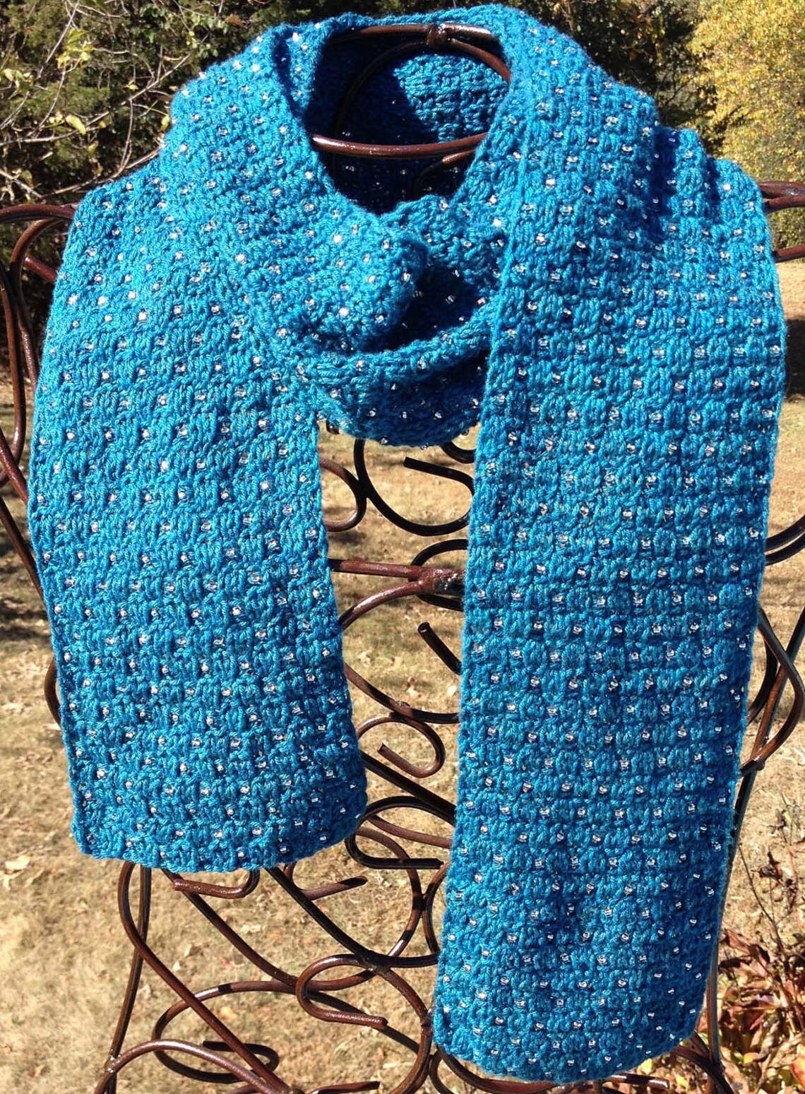Easy Beaded Scarf Pattern - Etsy
