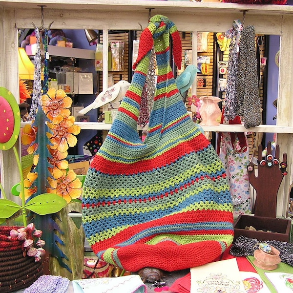 Striped Beach Bag - Etsy