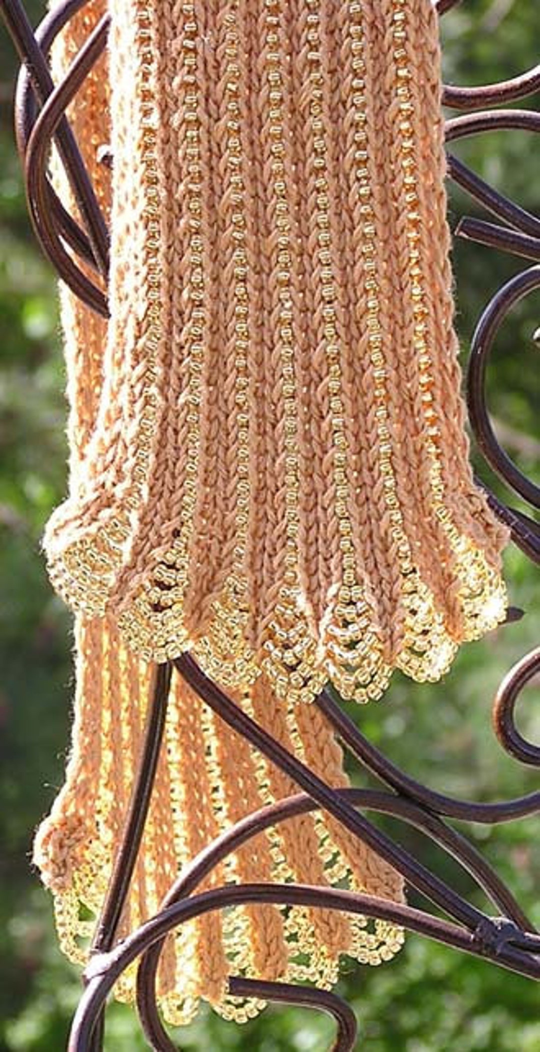Art Deco Beaded Scarf Pattern - Etsy