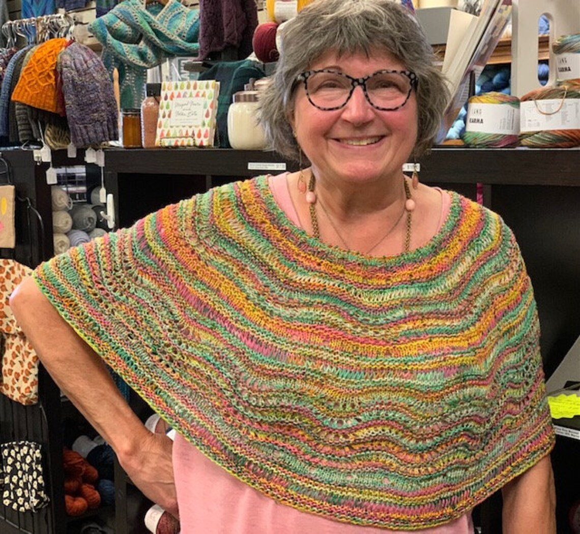 Good Karma Shoulder Cozy Pattern Knitting Pattern Poncho Shoulder Wrap ...