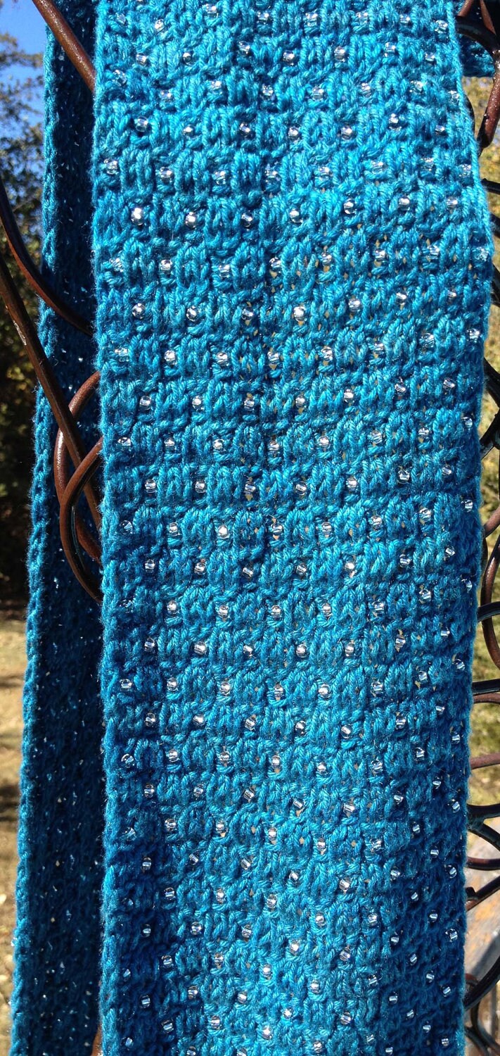 Easy Beaded Scarf Pattern - Etsy