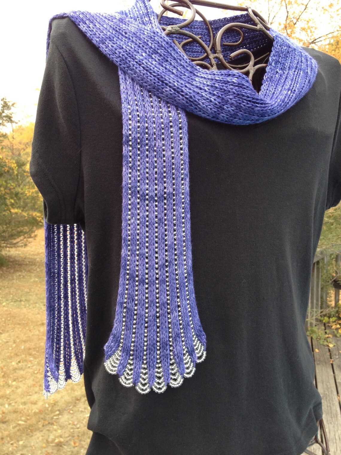 Art Deco Beaded Scarf Pattern - Etsy