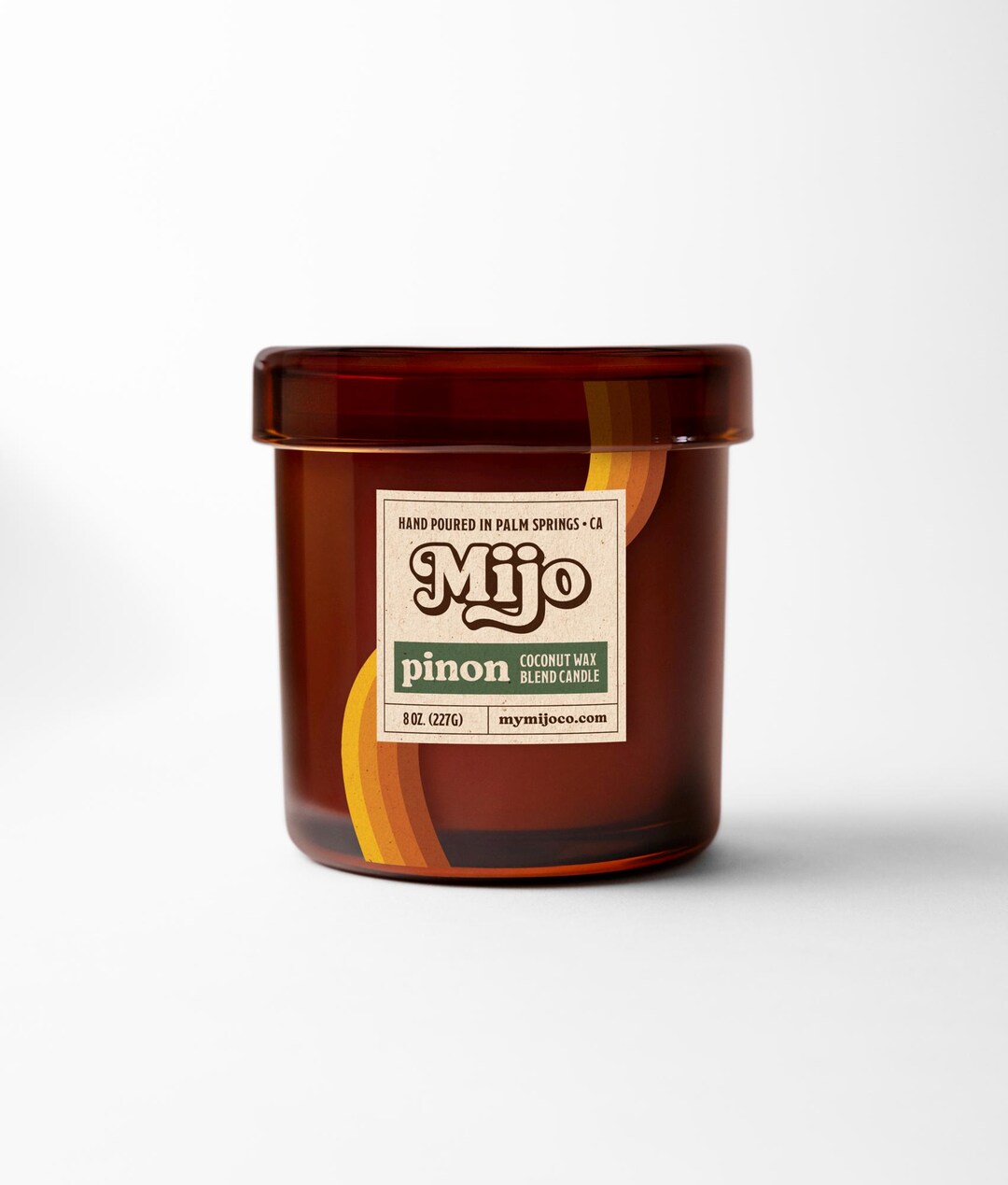 Piñon Candle, Sweet Smoky Woodsy Scent - 8oz Coconut Wax Blend - Etsy