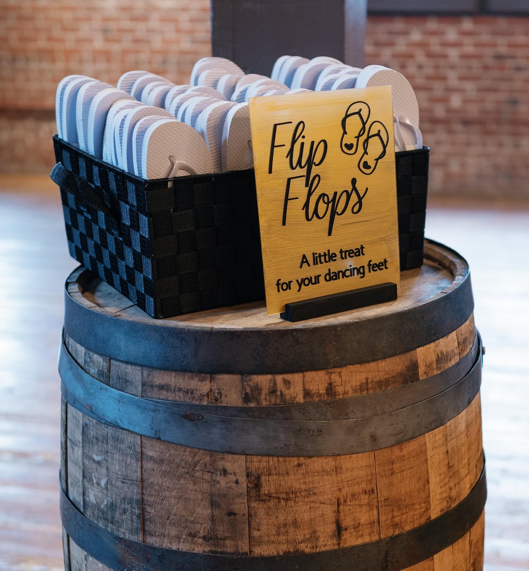Flip Flop Wedding Sign - Etsy