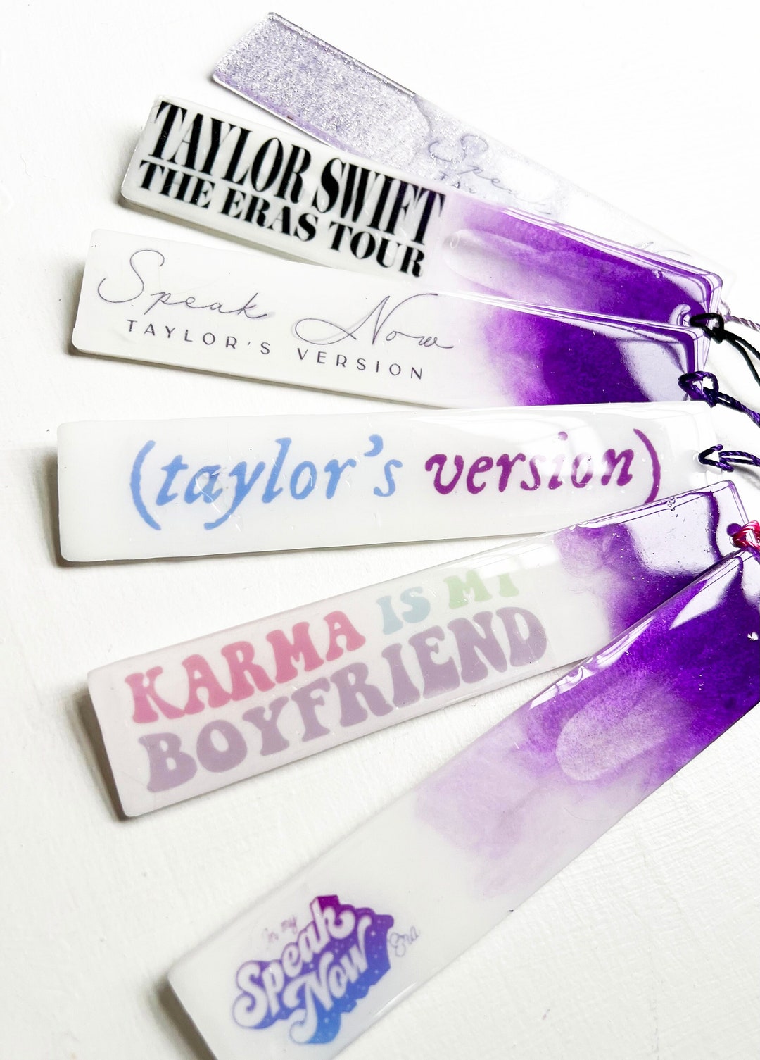 Taylor Swift Resin Bookmarks With Tassel 5.5x1 - Etsy