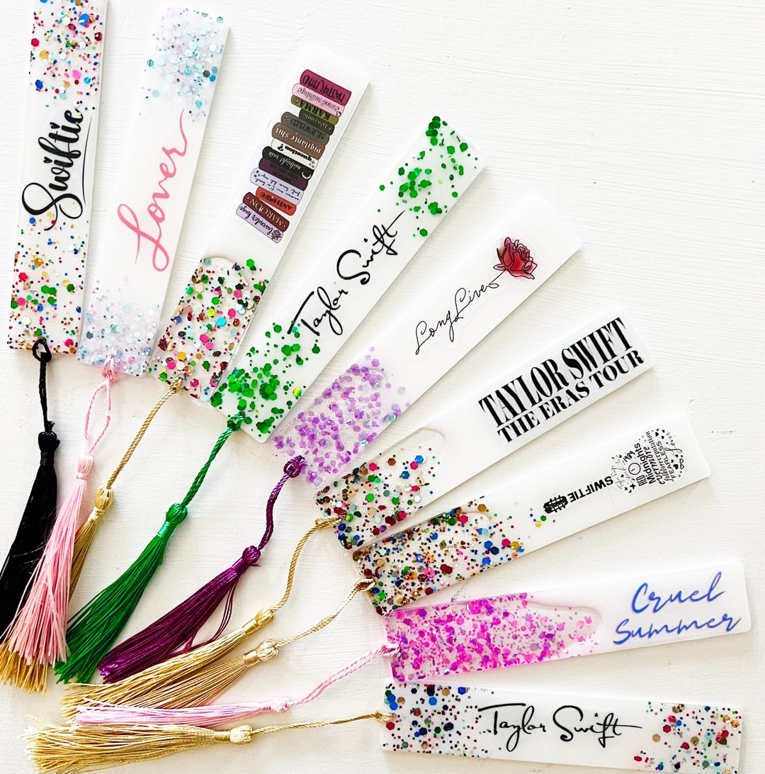 Taylor Swift Resin Bookmarks With Tassel 5.5x1 - Etsy