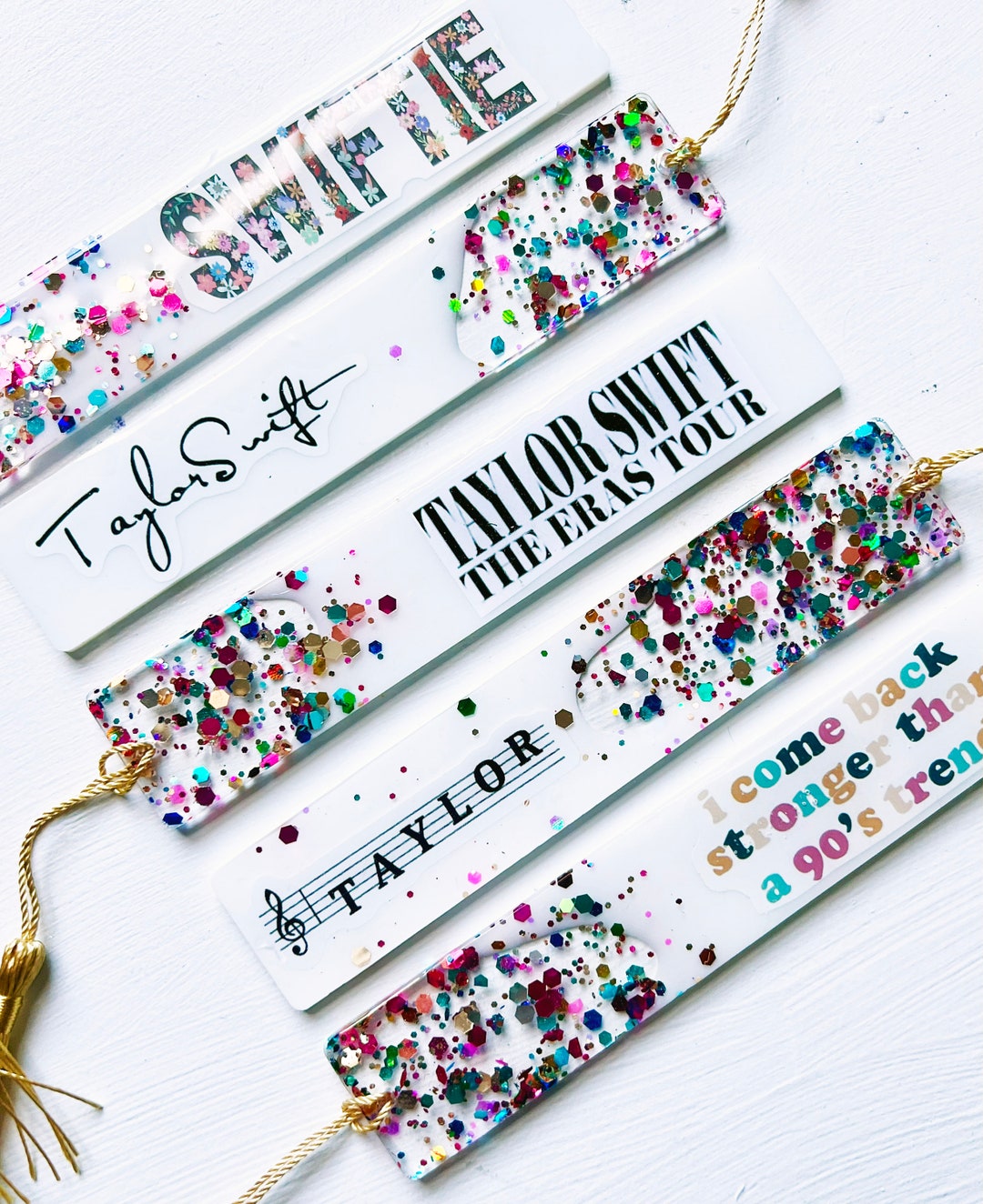 Taylor Swift Resin Bookmarks With Tassel 5.5x1 - Etsy
