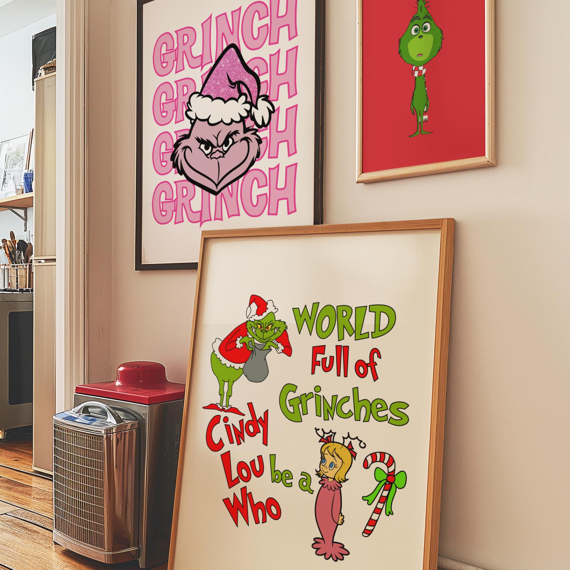 The Grinch Christmas Mega Bundle Print Poster Merry Grinchmas Digital ...