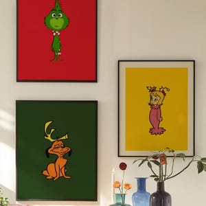 The Grinch Christmas Mega Bundle Print Poster Merry Grinchmas Digital ...