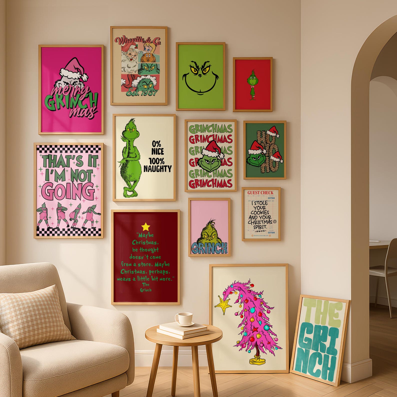 The Grinch Christmas Mega Bundle Print Poster Merry Grinchmas Digital ...