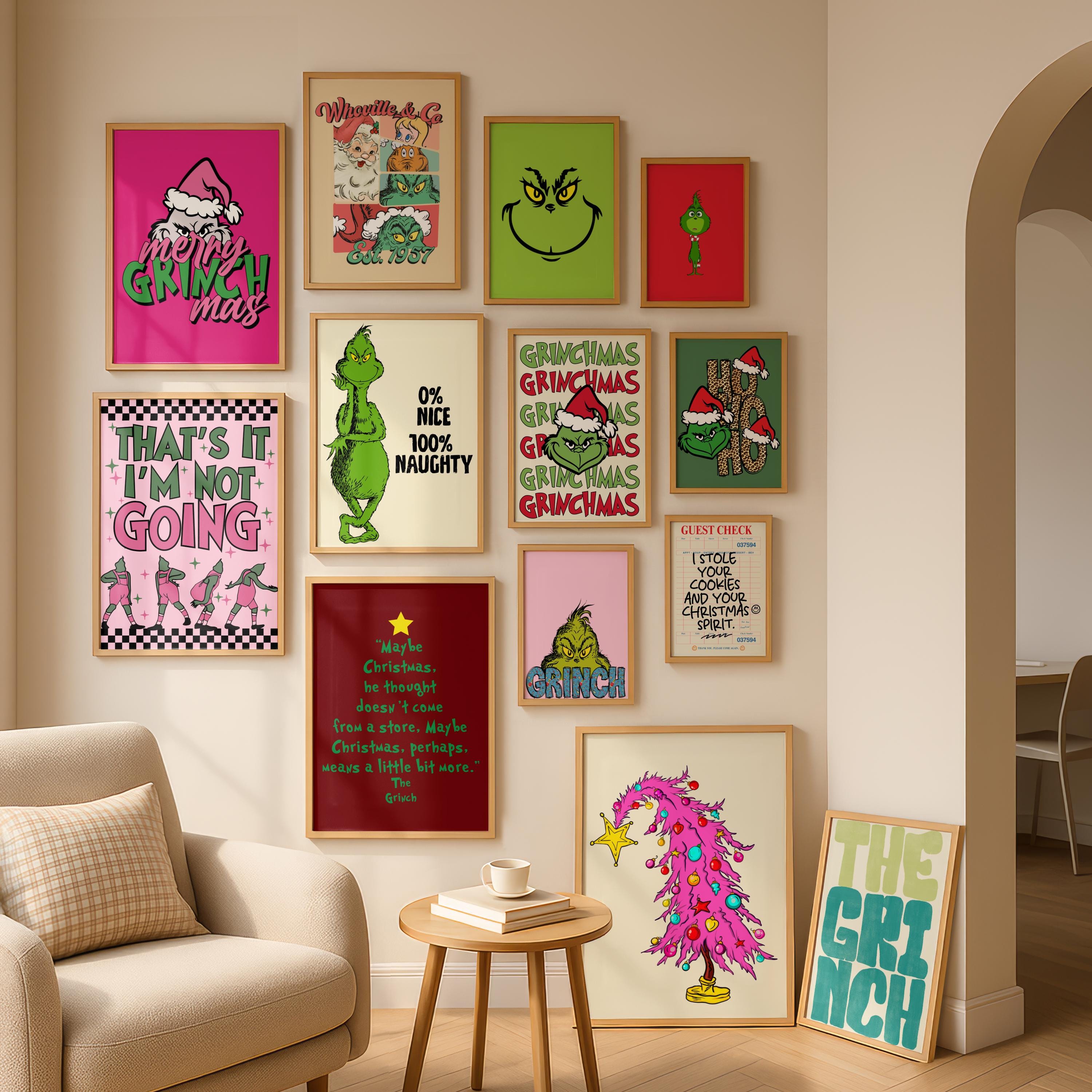 The Grinch Christmas Mega Bundle Print Poster Merry Grinchmas Digital ...