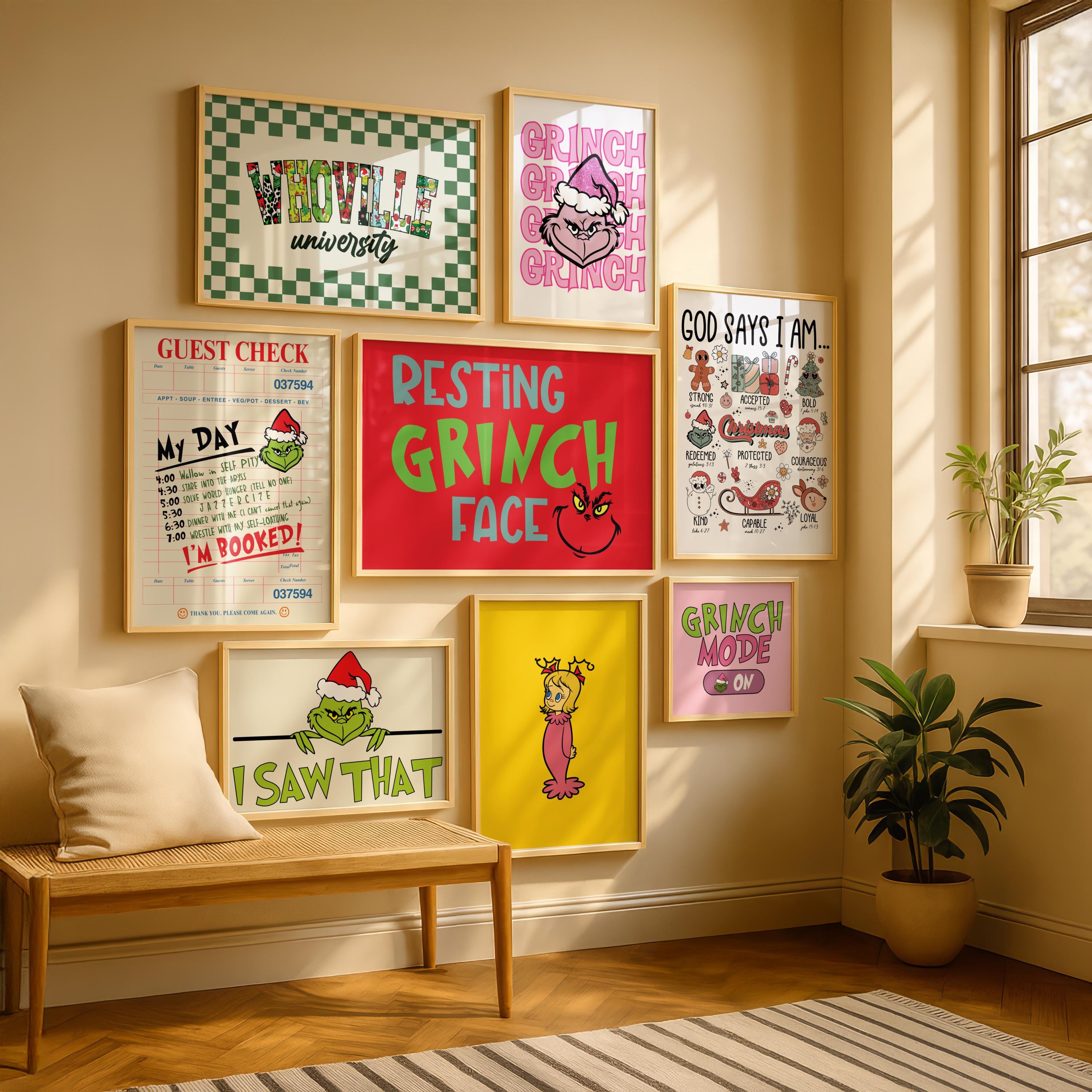 The Grinch Christmas Mega Bundle Print Poster Merry Grinchmas Digital ...