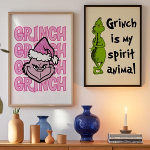 The Grinch Christmas Mega Bundle Print Poster Merry Grinchmas Digital ...
