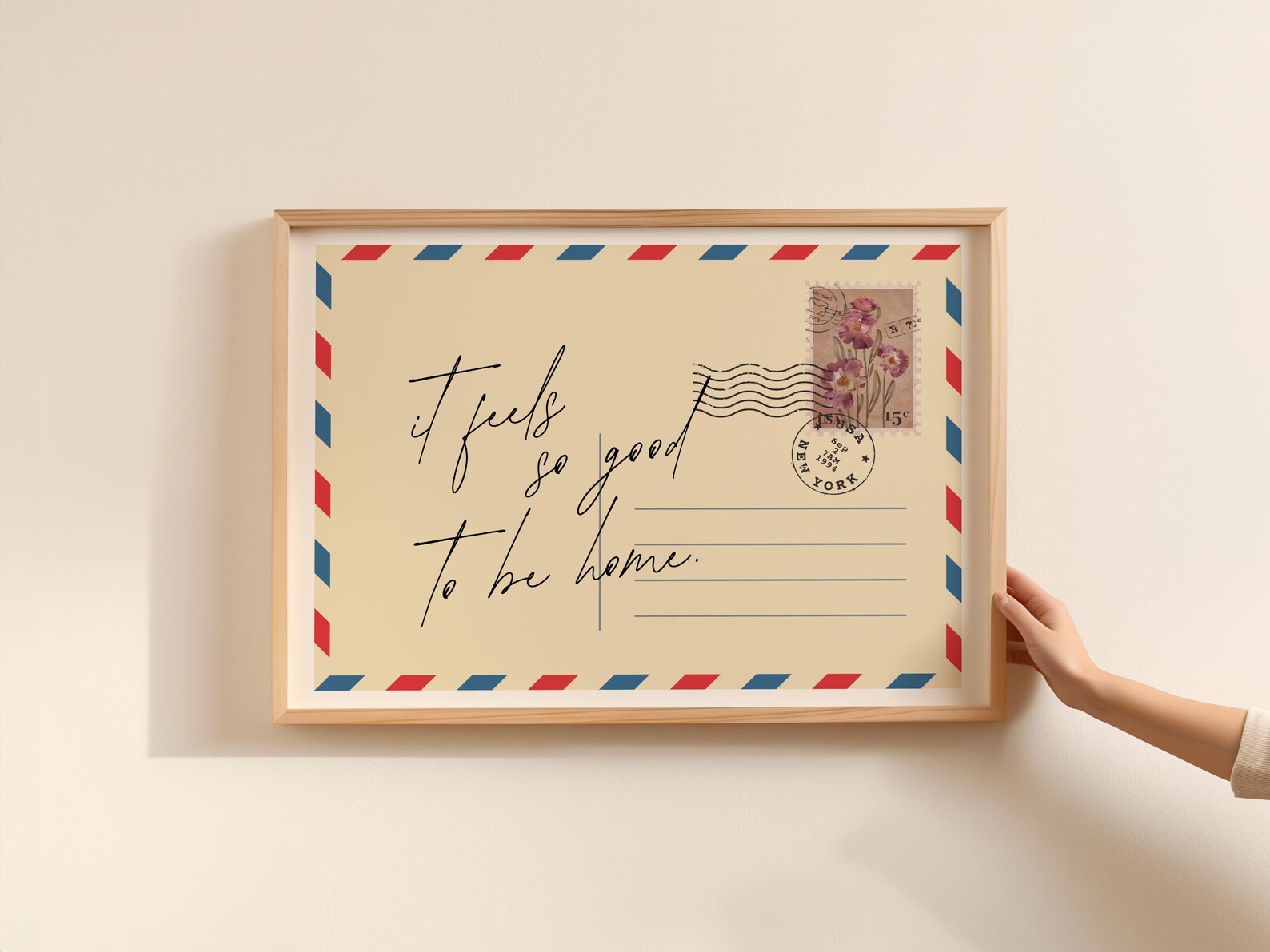 It Feels so Good to Be Home Wall Art Entry Way Wall Decor Post Cards ...