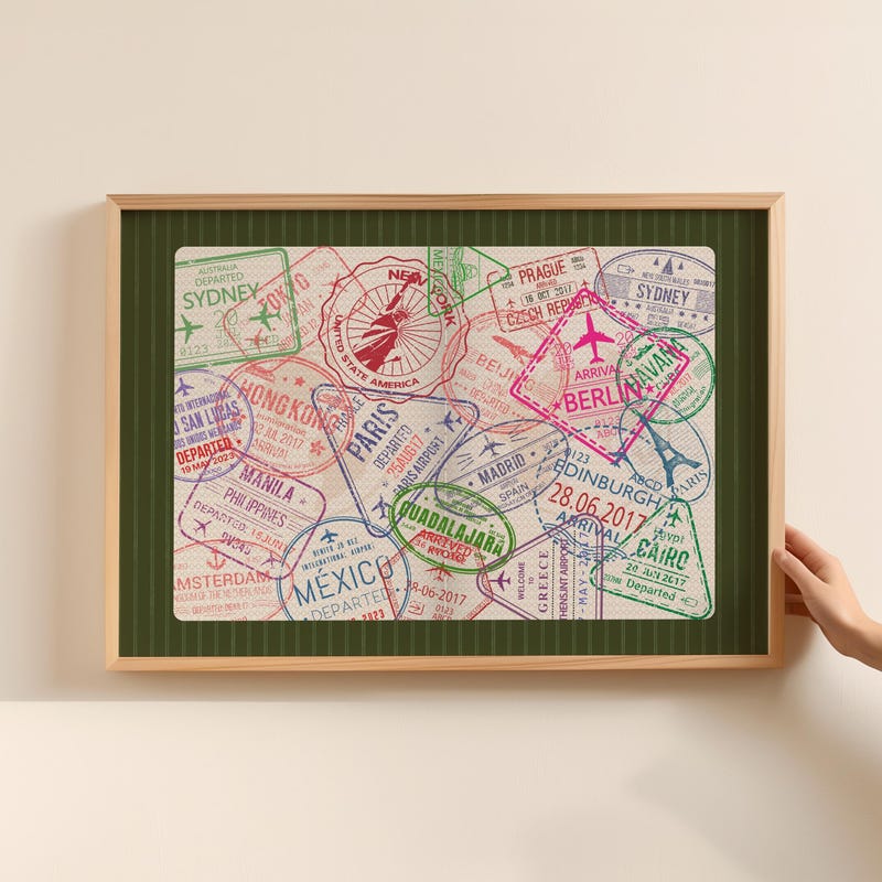 Passport World Symbol - Etsy